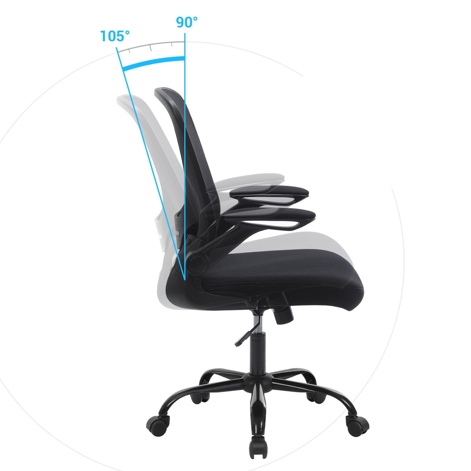 Ergonominė biuro kėdė "ErgoBalance", juoda