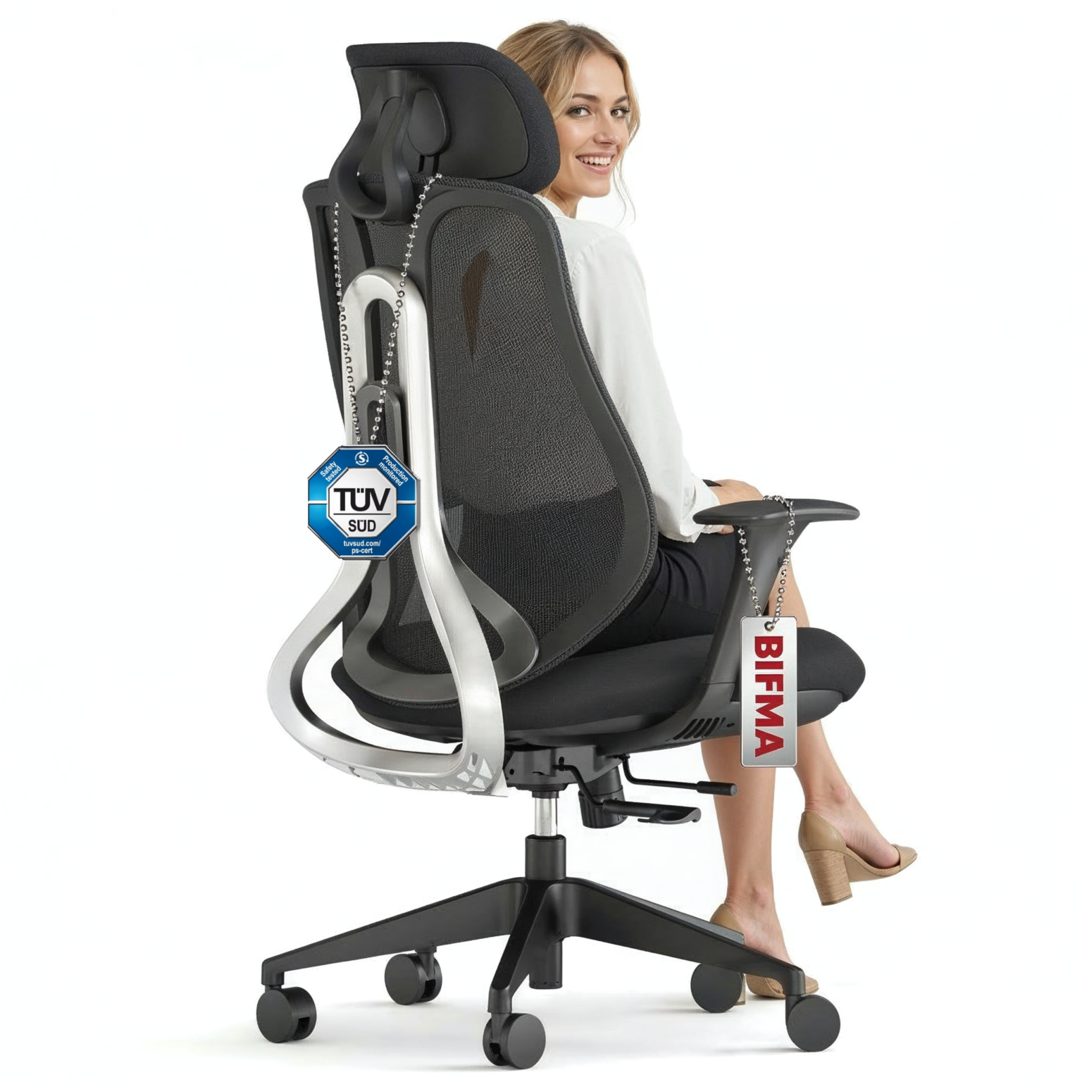 Ergonix OmniSit® PRO Juoda | Biurovizija